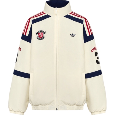 滔搏adidas阿迪达斯三叶草大童JK RVSB PAD运动棉服外套LD8350