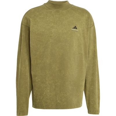 Adidas/阿迪达斯正品春秋男士休闲简约印花运动宽松长袖T恤JV5812
