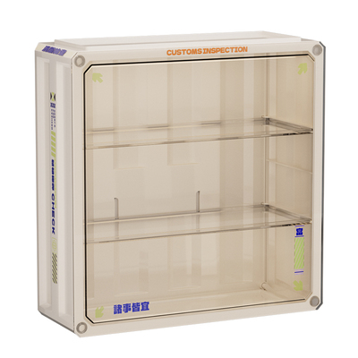 壁挂式盲盒手办防尘收纳展示架