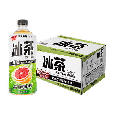 元气森林冰茶饮料900ml×12瓶