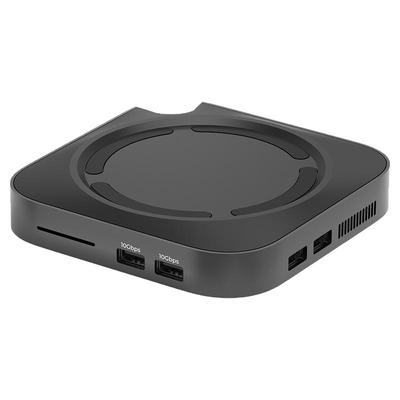 适用MacMiniM4雷电4扩展坞M4pro USB4拓展坞底座HDMI4K投屏USB3.2