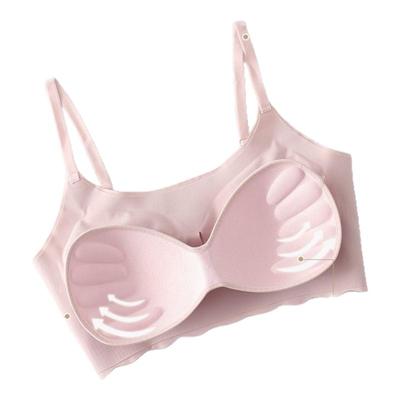 运动内衣女无钢圈聚拢无痕背心式