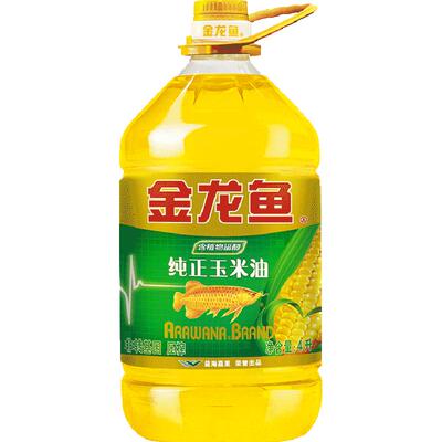 金龙鱼纯正玉米油4L/桶食用油