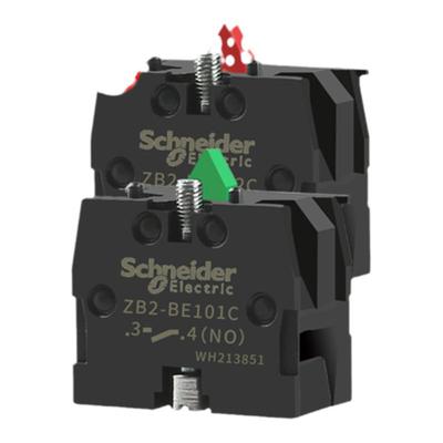 施耐德 按钮开关触点ZB2BE101C一常开ZB2BE102C一常闭触头NO/NC