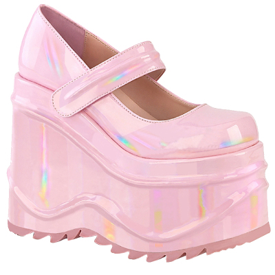 厚底高跟鞋防水台休闲鞋