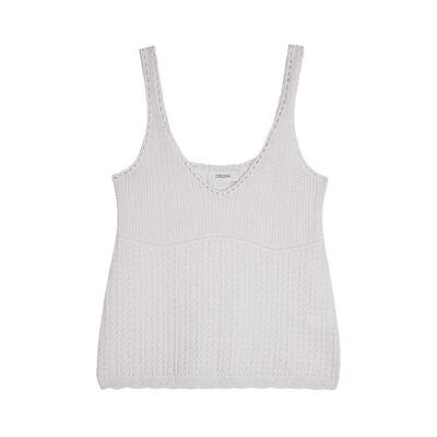 黄圣依同款CRUSH Collection早春新款镂空背心吊带上衣女