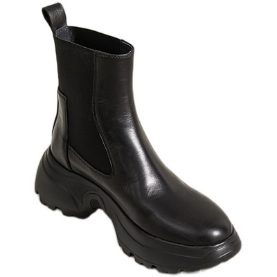 厚底切尔西短靴王小毒