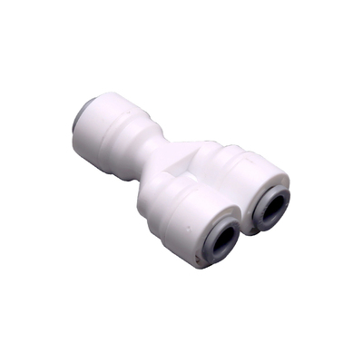 中荷2分Y型三通接头1/4口纯水机净水器接头配件444快速接头1805-A