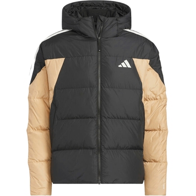 adidas阿迪达斯男子户外运动保暖拼色连帽羽绒服外套KC2495