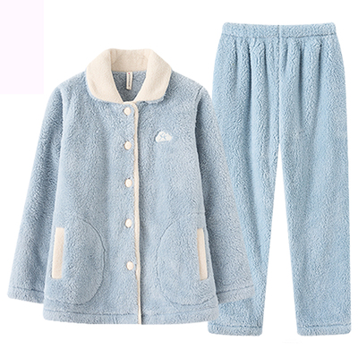 芬腾秋冬季女士睡衣可爱居家套装