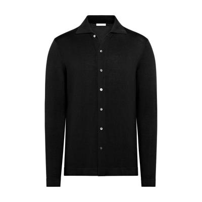 Suitsupply黑色Polo开襟衫