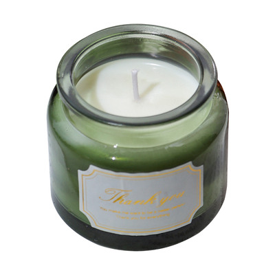 带盖玻璃杯手工diy香薰蜡烛