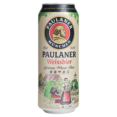 【柏龙整箱专享价】保拉纳柏龙全系列德国进口小麦白500ml啤酒