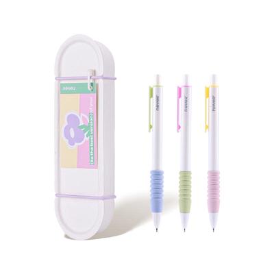 never按动3支装速干笔