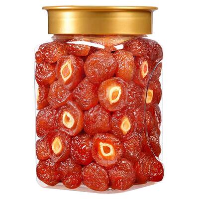 半梅干大颗话梅半边梅