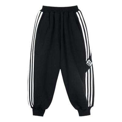 加绒卫裤儿童加厚绒保暖运动裤