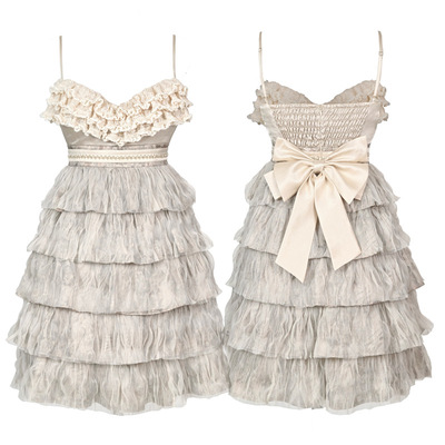 血液供给原创蕾丝连衣裙晚宴裙