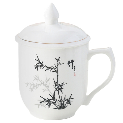 陶瓷会议宾馆酒店定制茶杯