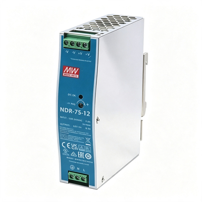 正品台湾明纬导轨开关电源12v24v