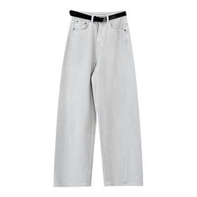 T-PLATFORM松弛感穿搭显瘦牛仔裤