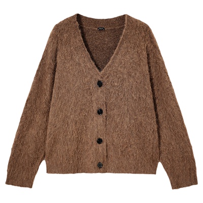 STELLAM女装JESSICA 羊驼开襟衫