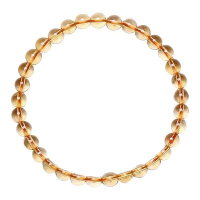 女天然黄水晶手链招财手串礼物