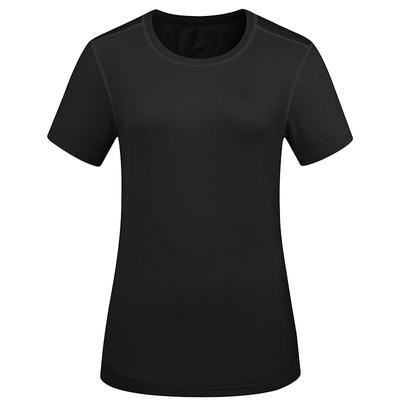 圆领跑步弹力透气健身速干t恤