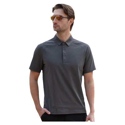 51783&自由兵灵翼隐藏扣户外速干T恤短袖弹力春夏休闲男纯色快干