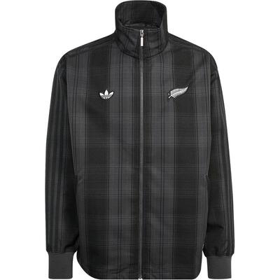 Adidas/阿迪达斯官方正品三叶草男士宽松格纹运动休闲外套KG4633
