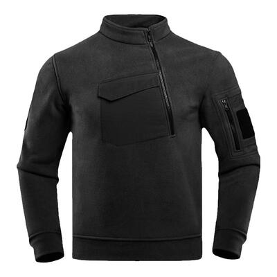 加绒加厚男秋冬抓绒衣外套保暖