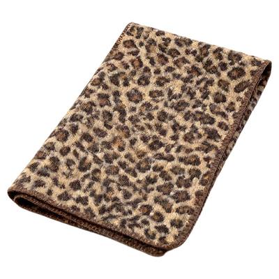 秋冬高级感加厚豹纹保暖围巾