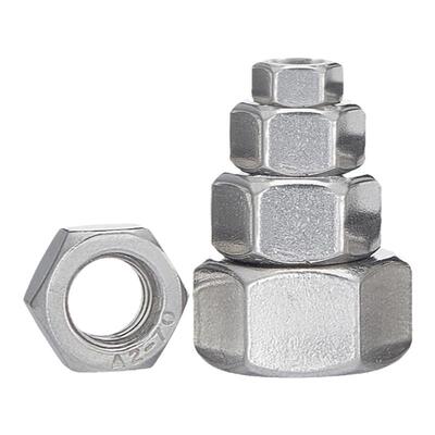 304/316不锈钢加厚六角螺母