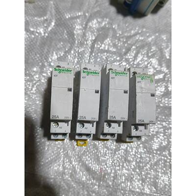 在线议价施耐德iCT接触器25A，250V，2P双进双出，实物拍