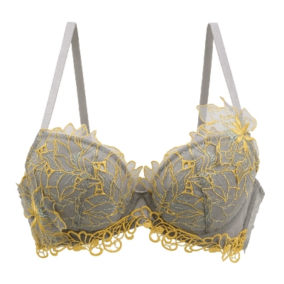 诗萝涵文胸水溶蕾丝性感聚拢