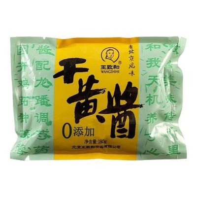 王致和干黄酱180g*6袋传统调味料