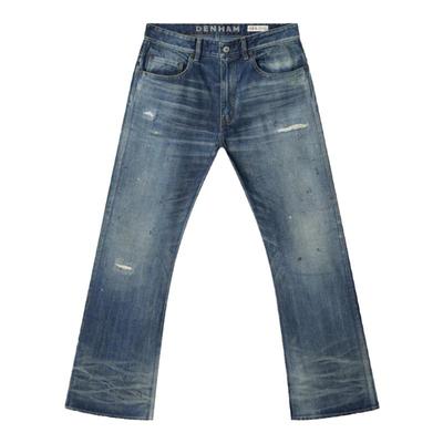 DENHAM日本制宽松喇叭牛仔裤男