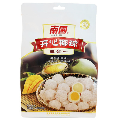 南国400g开心椰球三合一椰蓉椰球