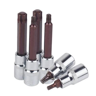 1/2大飞旋具套筒批头梅花T20T25T27T30T40T50T55压批花型加长套