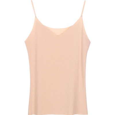 U/V领两穿莫代尔无痕吊带背心女