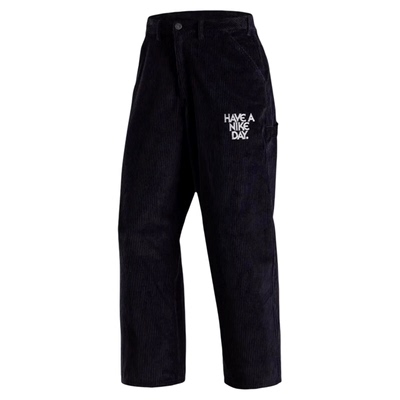 耐克男宽松灯芯绒直筒运动长裤