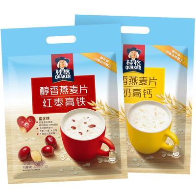 桂格燕麦片醇香特浓多种口味麦片