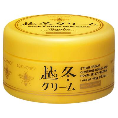 日本Bee Honey越冬滋润面霜补水保湿秋冬平滑滋润维稳抗干敏100g