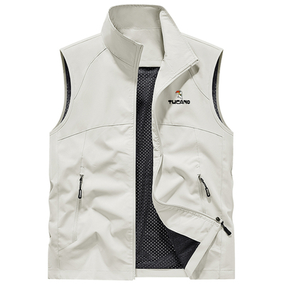 啄木鸟工装马甲男士户外坎肩背心