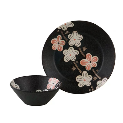 AITO日本进口釉下彩单个米饭餐碗