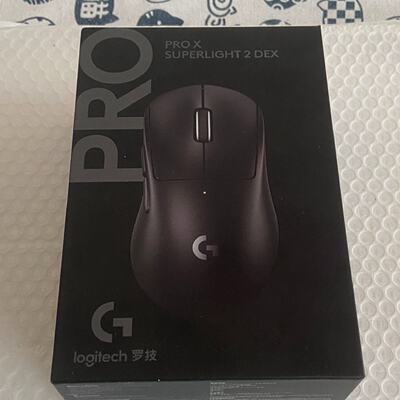 议价GPW4罗技PRO X SUPERLIGHT 2DEX无线游戏鼠标黑色 全新现货