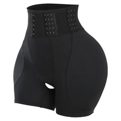 欧美高腰开档加厚3CM束腰收腰丰胯裤收腹提臀美体丰臀假胯垫神器