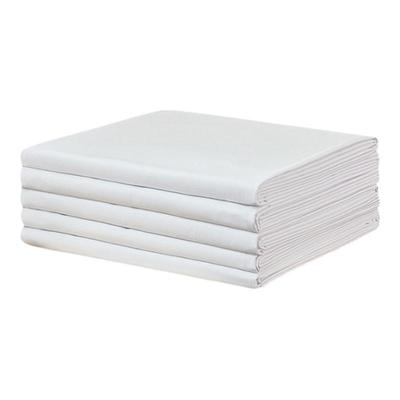 100%纯棉白床单加厚医院病床三件套部队白色内务全棉军训学生宿舍