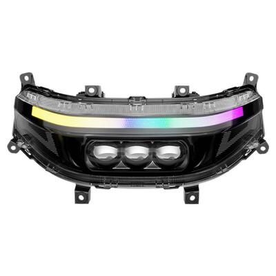 石栏九号透镜大灯适用于F/N/M/MZ系列专车专用日行灯LED无损直上