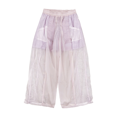 Qimoo/淇木25夏季新款童装男女童凉感可调节脚口长裤子QSS2KP150A