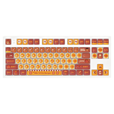 腹灵MK870Pro喵喵快餐机械键盘